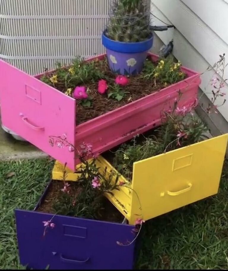 44 Creative Outdoor Planters Made from Repurposed Items