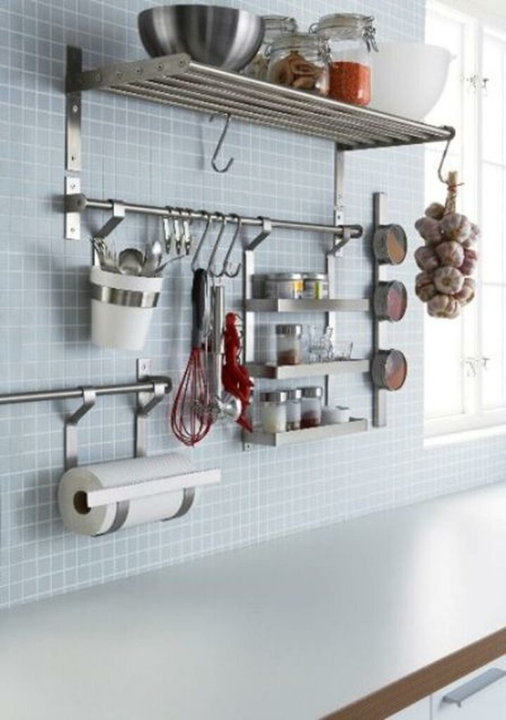 27 Genius Kitchen Wall Storage Ideas for Tidy Spaces