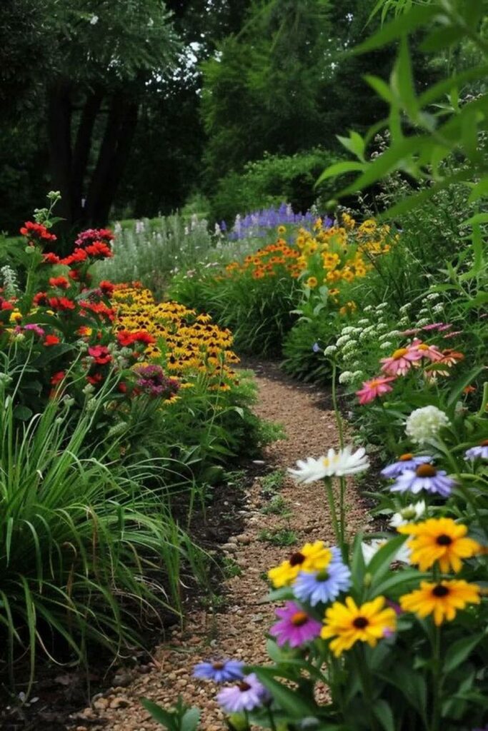 44 Elegant Border Garden Design Ideas