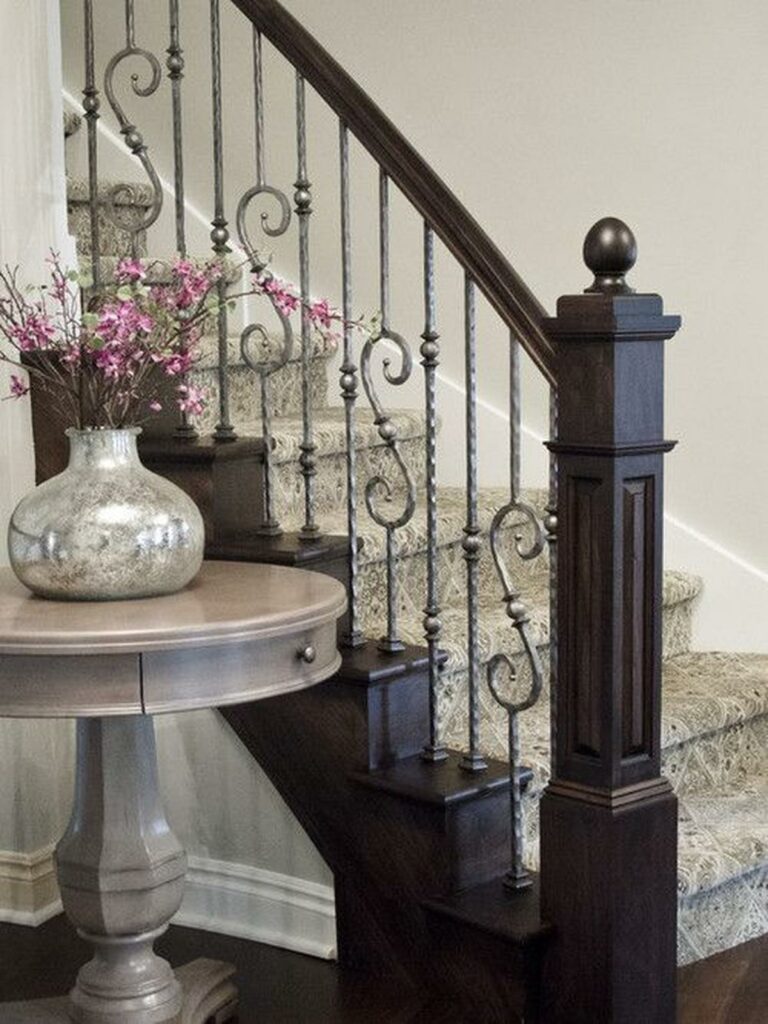33 Elegant Wrought Iron Railing Designs For Indoor and Outdoor