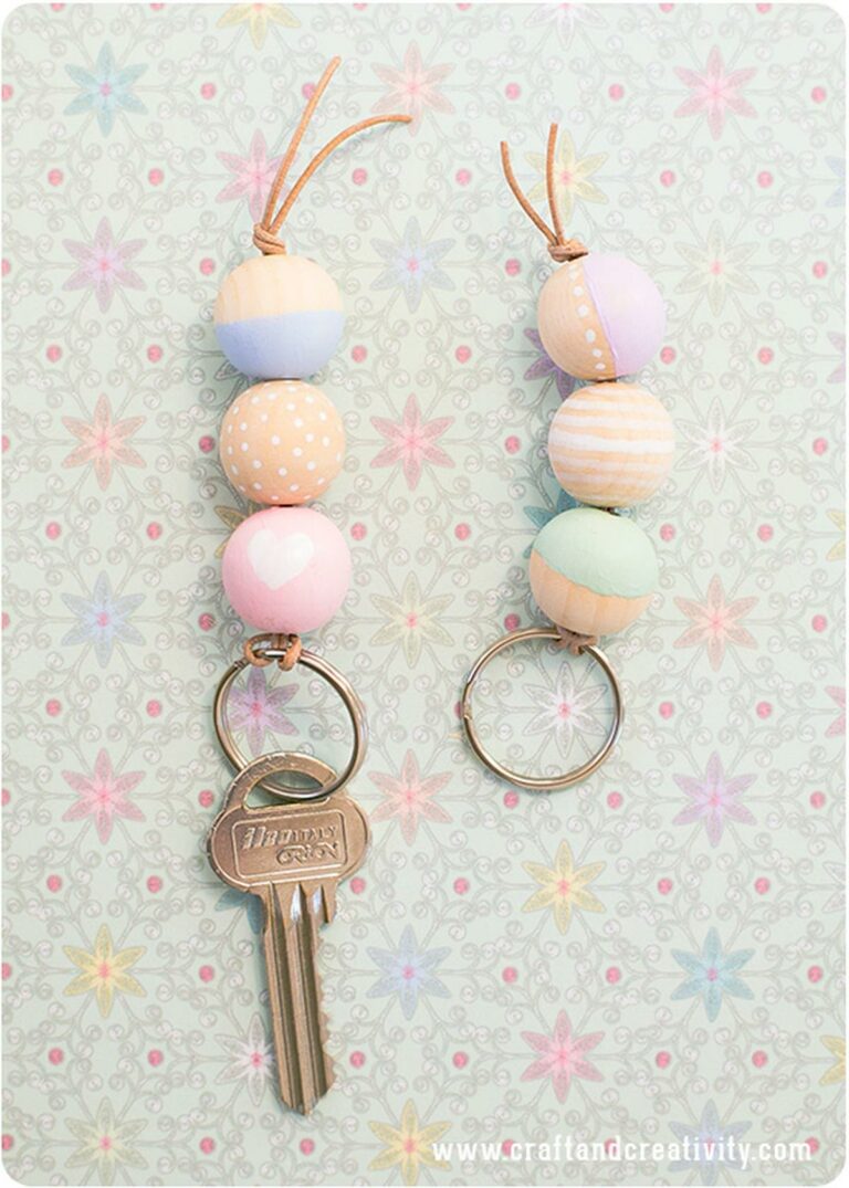 13 Simple DIY Key Ring Ideas for Your Personal Style