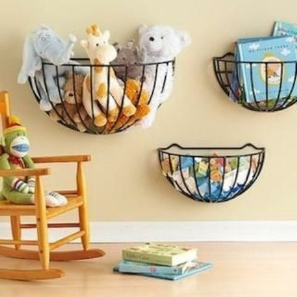 26 Clever Wall Storage Solutions for Kids' Rooms