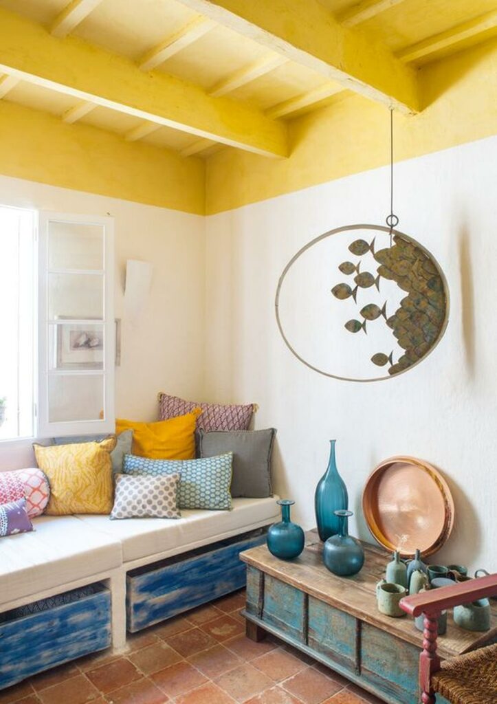55 Vibrant And Magnificent Painted Ceiling Ideas
