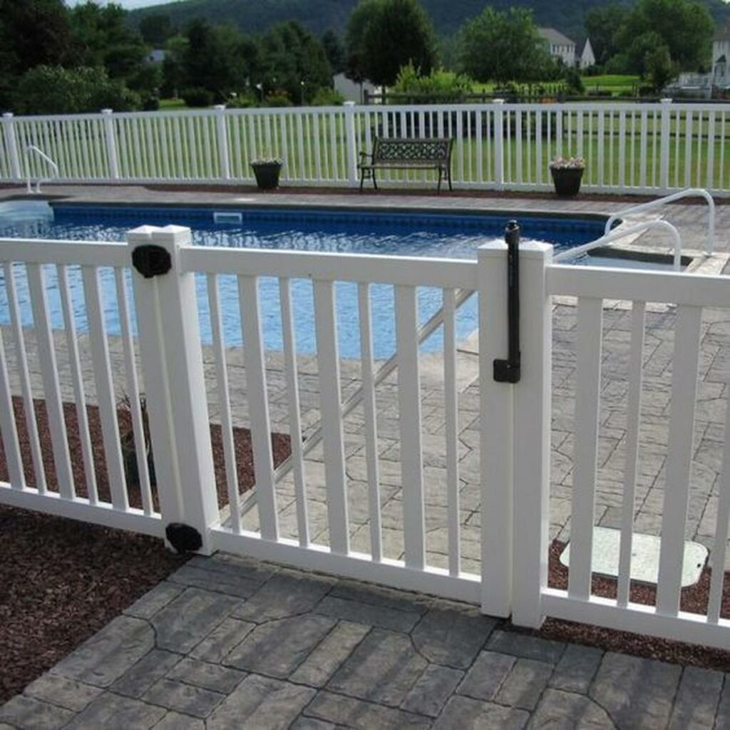 30 Elegant And Functional Pool Fence Designs