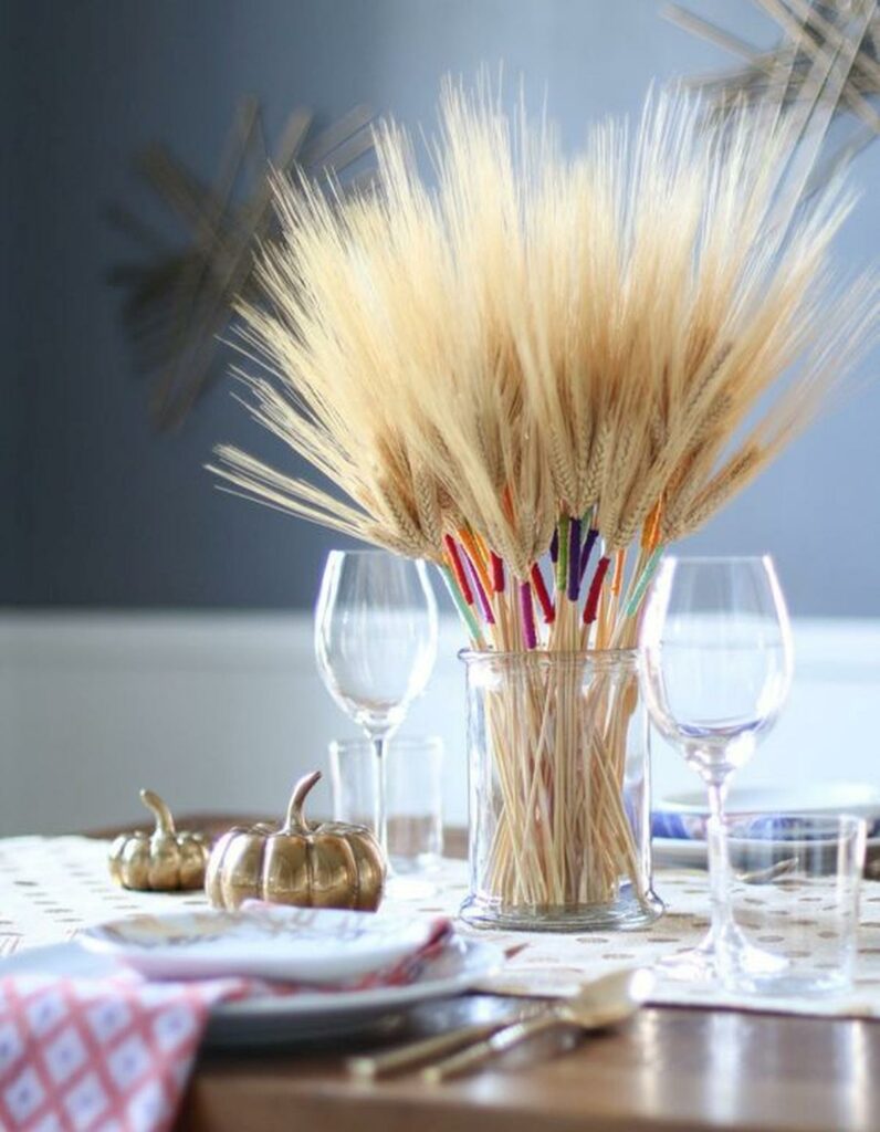 44 Inviting and Rustic Wheat Decorations For Fall