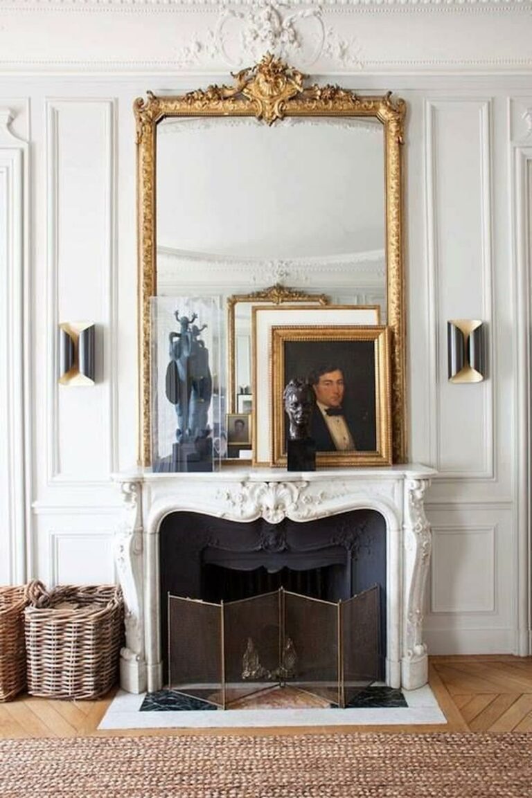 51 Elegant French Fireplaces for Sophisticated Home Decor