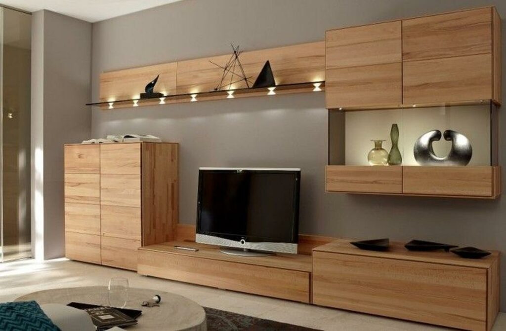 48 Elegant Modern Wall Units For Practical Storage