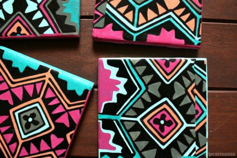14 Easy DIY Tile Coaster Projects for Your Home