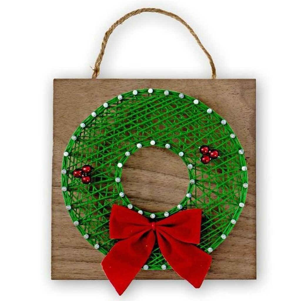 53 Magical Christmas String Art Ideas to Try