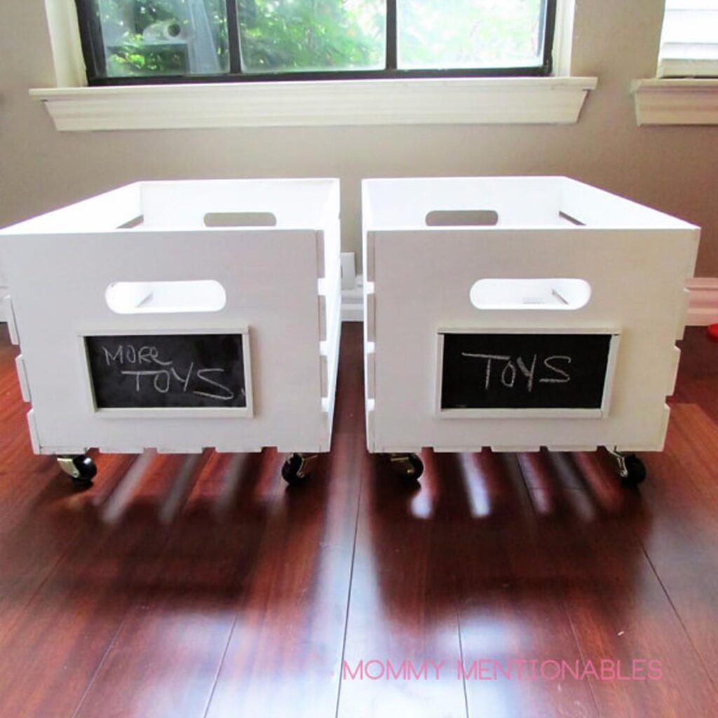 17 Brilliant DIY Toy Box Projects to Organize Your Child's Room