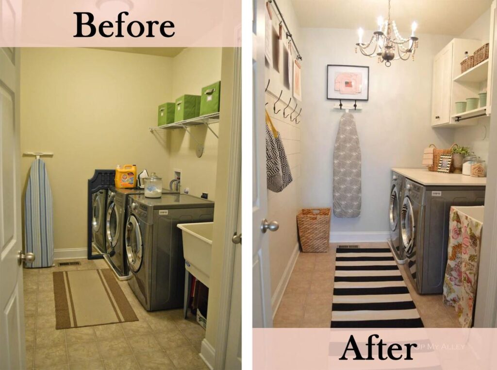 21 Laundry Room Makeovers: Budget-Friendly Before and After Transformations