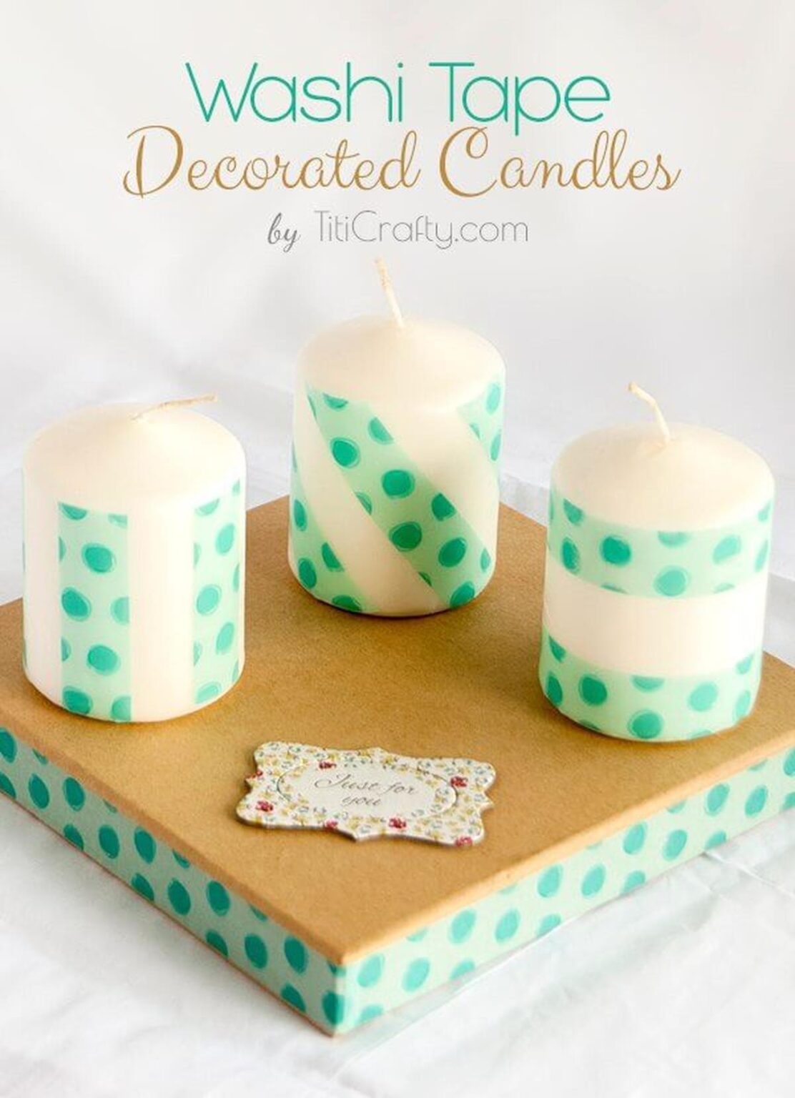 32 Simple Ideas for Decorating Candles