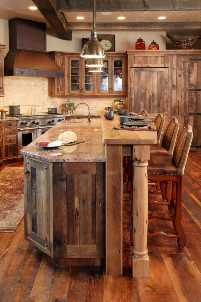 32 Charming Reclaimed Wood Ideas to Enhance Your Kitchen's Look