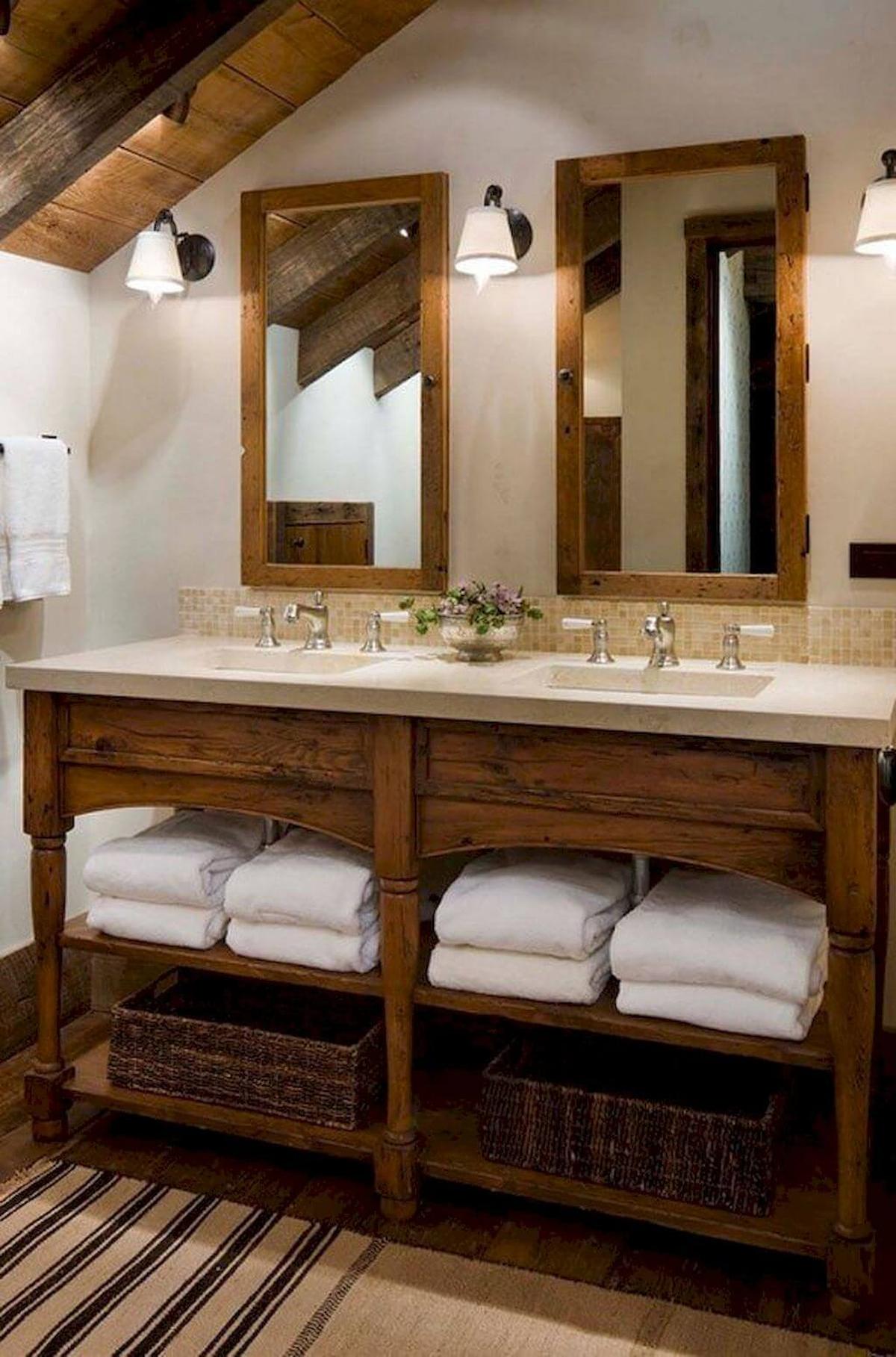 35 Best Rustic Bathroom Vanities for a Makeover