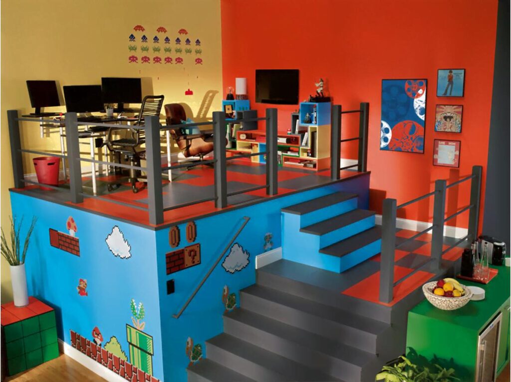 48 Awesome Video Game Room Decoration Ideas: Game, Set, Match