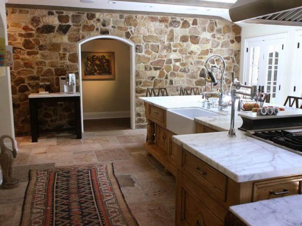 33 Gorgeous Interior Stone Wall Designs for Modern Look