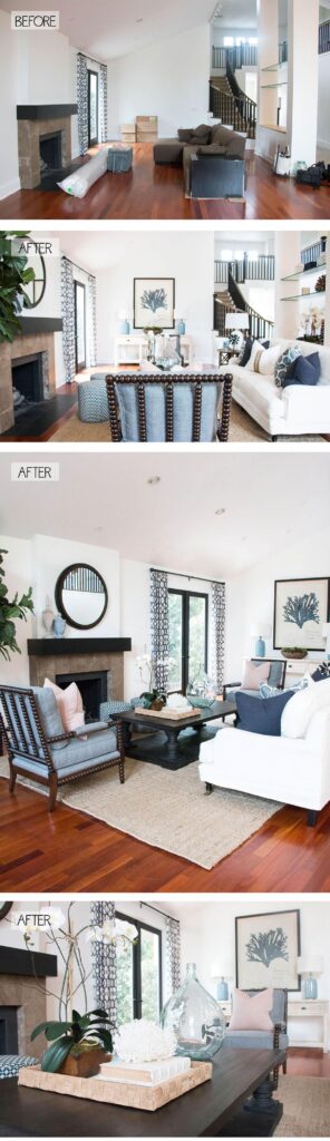25 Budget-Friendly Living Room Makeovers with Before and After Photos