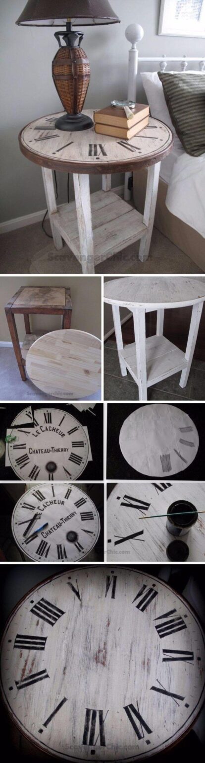 27 Unique DIY Side Table Concepts for a Stylish Room