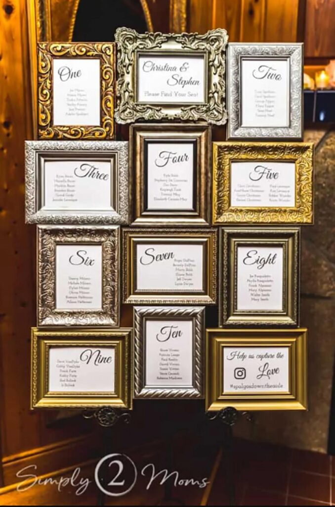 21 Creative DIY Wedding Seating Charts to Charm Your Guests