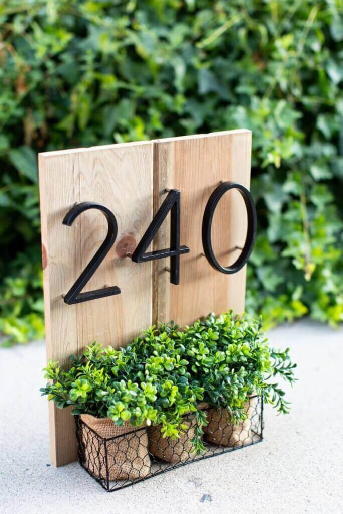 62 Innovative House Number Ideas That Stand Out