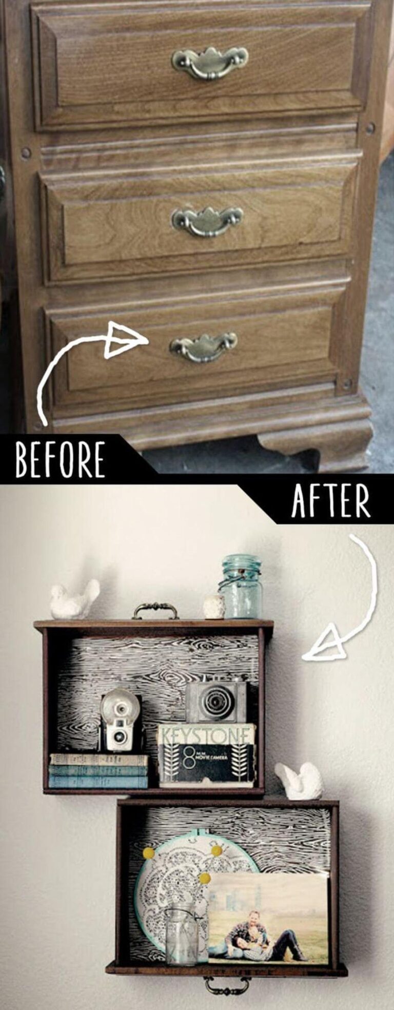 26 Easy Recycled Drawer Ideas for a Unique Home Look