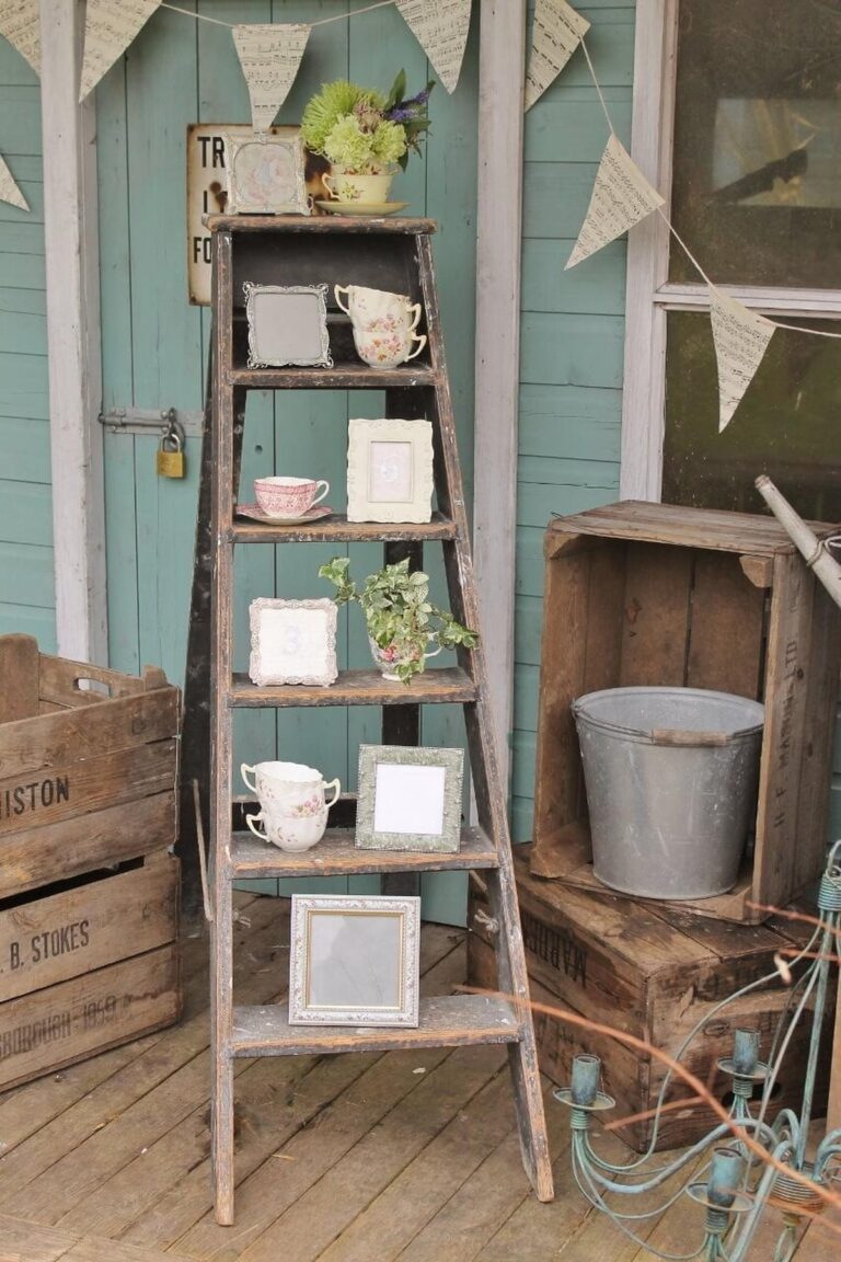 36 Creative Ways to Repurpose Old Ladders in Your Home