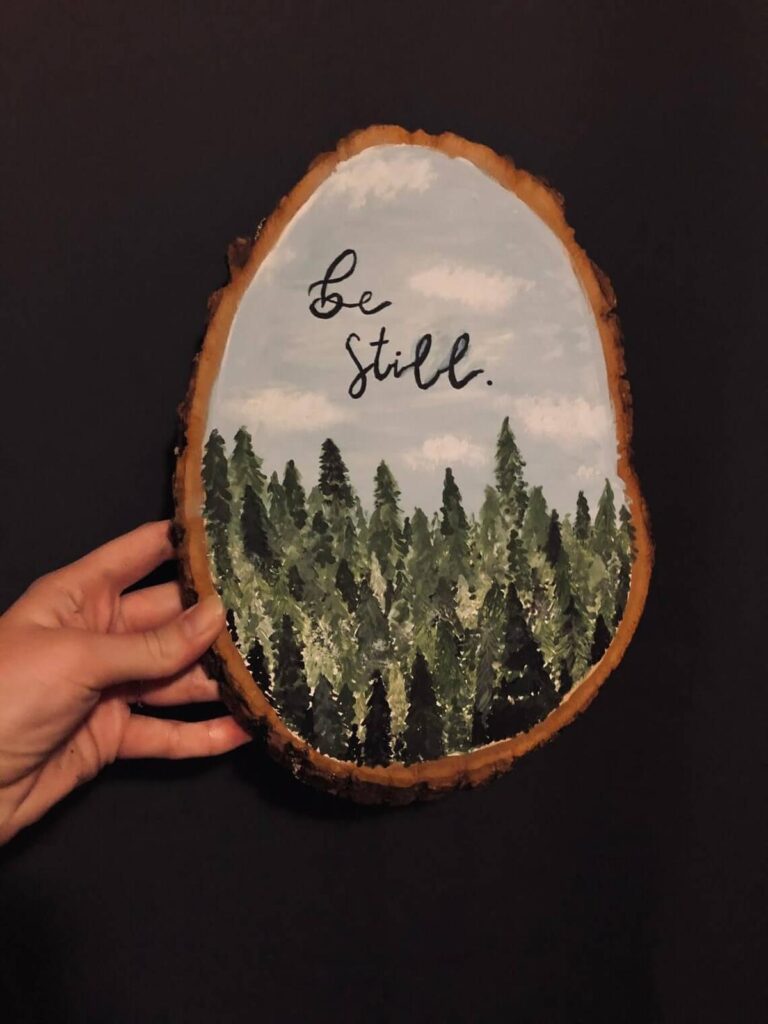 26 Creative DIY Wood Slice Painting Ideas for Unique Decor