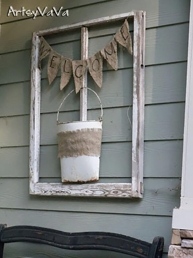 49 Eye-Catching Outdoor Designs Using Old Windows