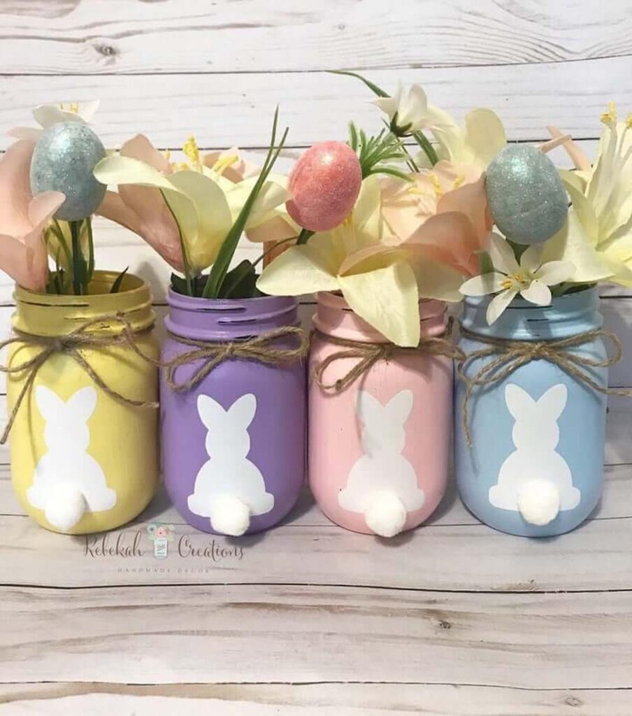21 Unique Easter Mason Jar Projects for Your Next Party