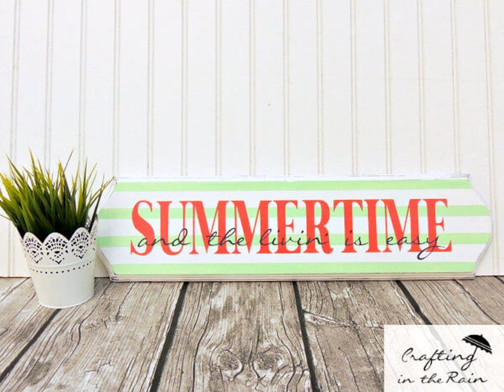 23 Fun and Fresh DIY Summer Signs to Brighten Up Your Space