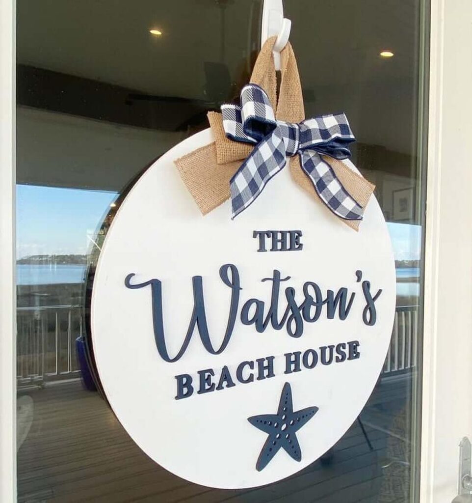 52 Awesome Beach Themed Wooden Signs for a Coastal Vibe