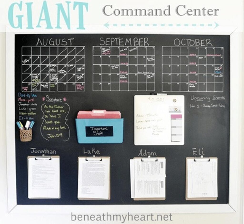 20 Command Center Designs to Streamline Your Home Space