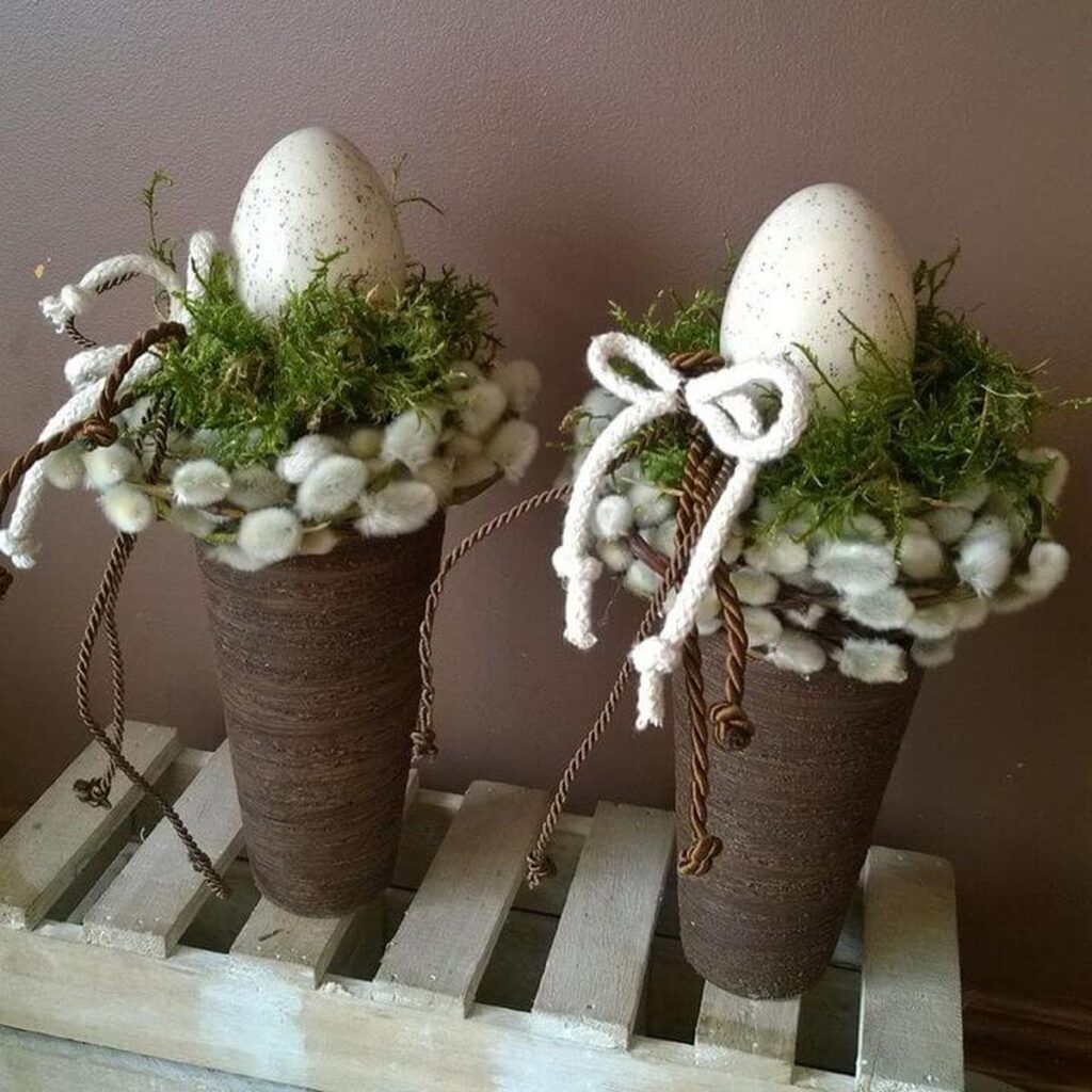 32 Charming Rustic Easter Decorations to Welcome Spring