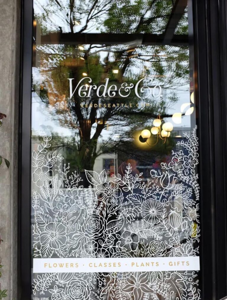 19 Gorgeous Hand Painted Window Ideas for a Fancy Home Upgrade