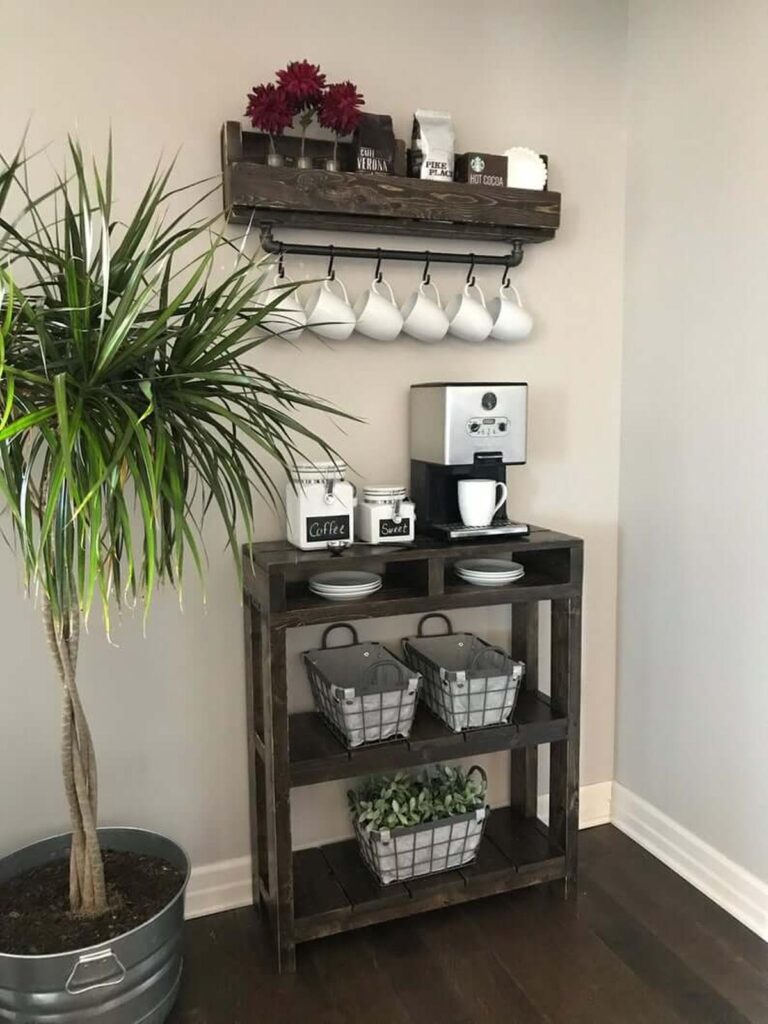 28 Stunning Coffee Bar Designs Every Coffee Lover Adore