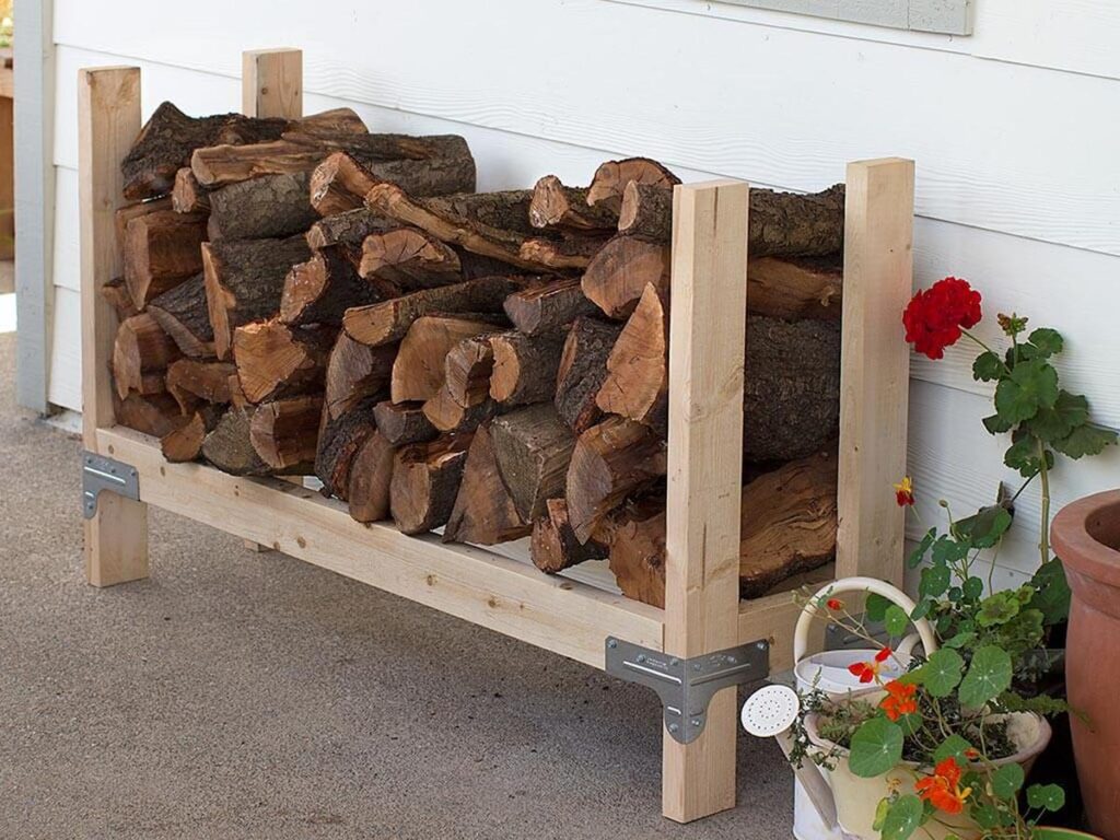 16 Best DIY Outdoor Firewood Rack Ideas