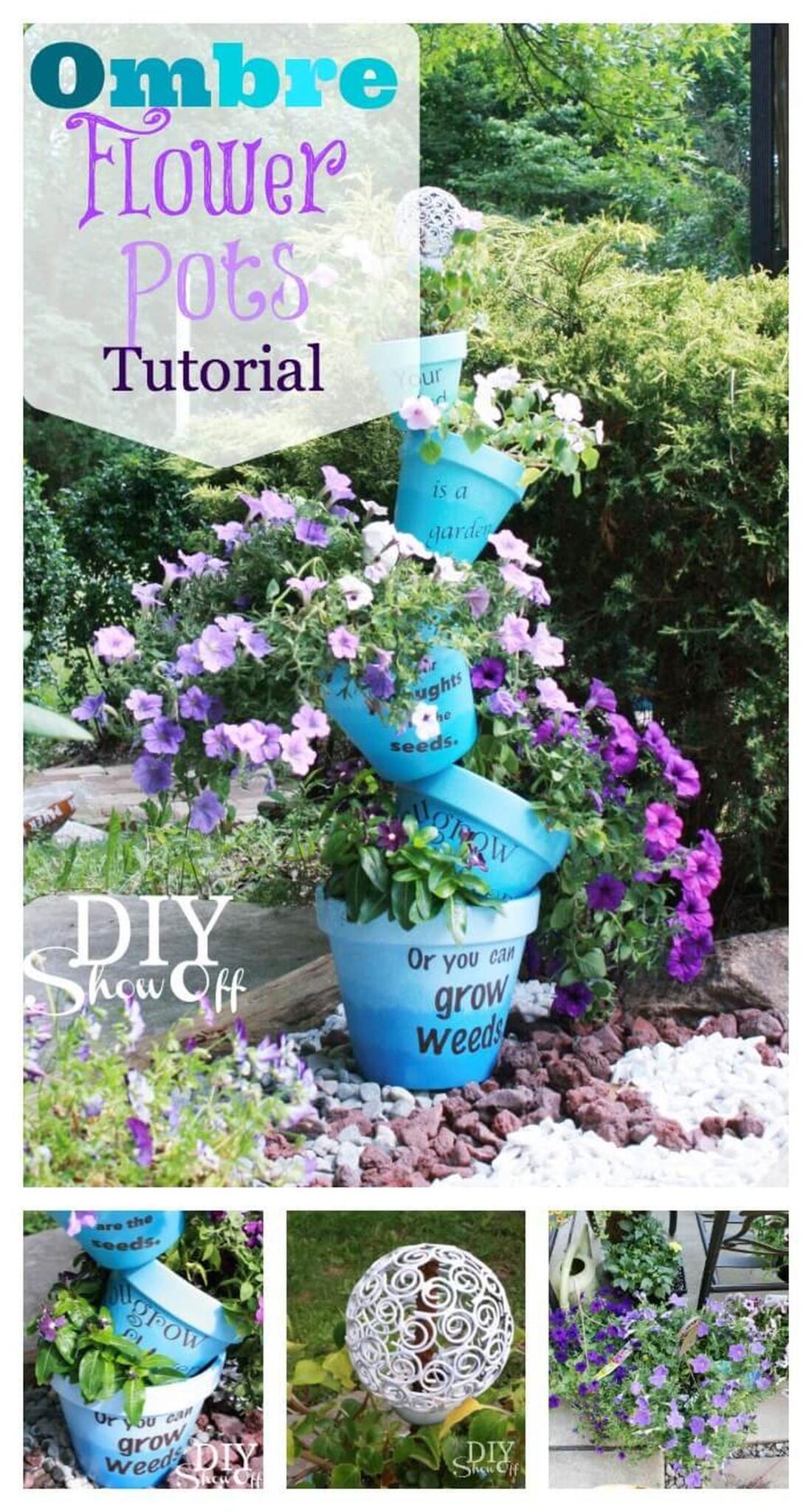 20 Quick and Easy Flower Towers to Build This Weekend