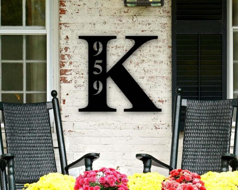 62 Innovative House Number Ideas That Stand Out