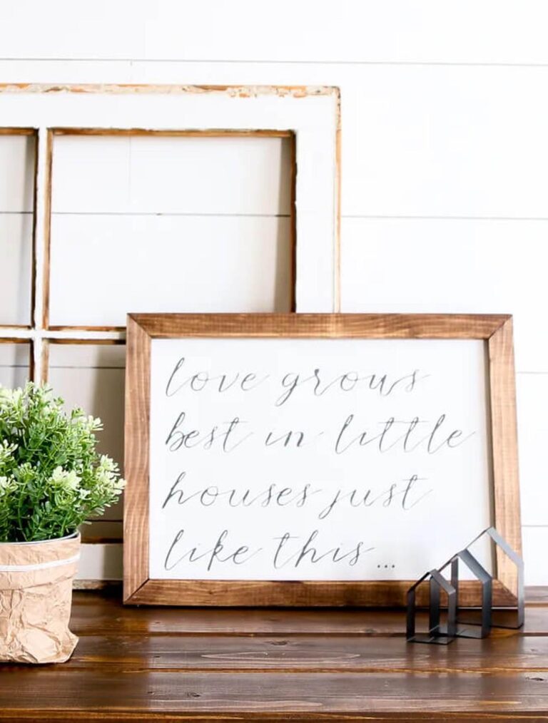 23 Creative DIY Home Signs for a Personal Touch