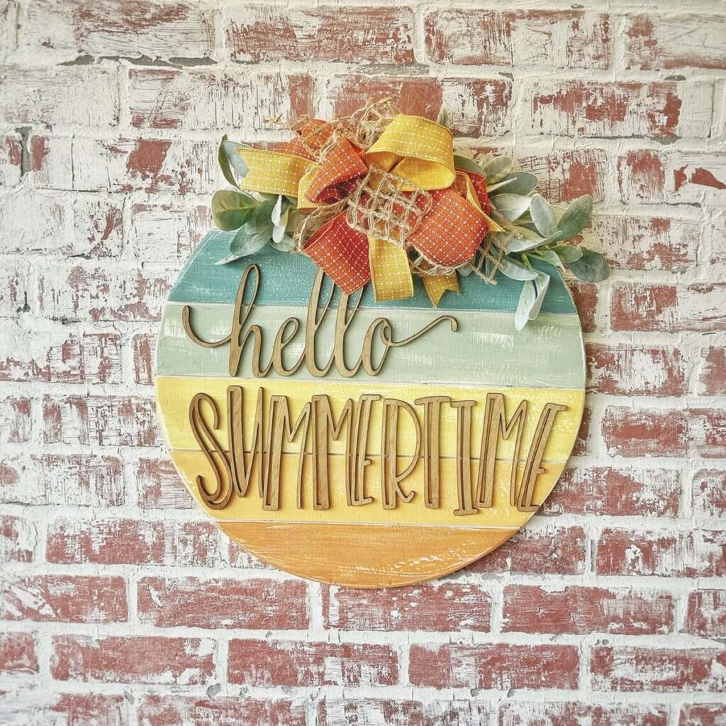 23 Fun and Fresh DIY Summer Signs to Brighten Up Your Space