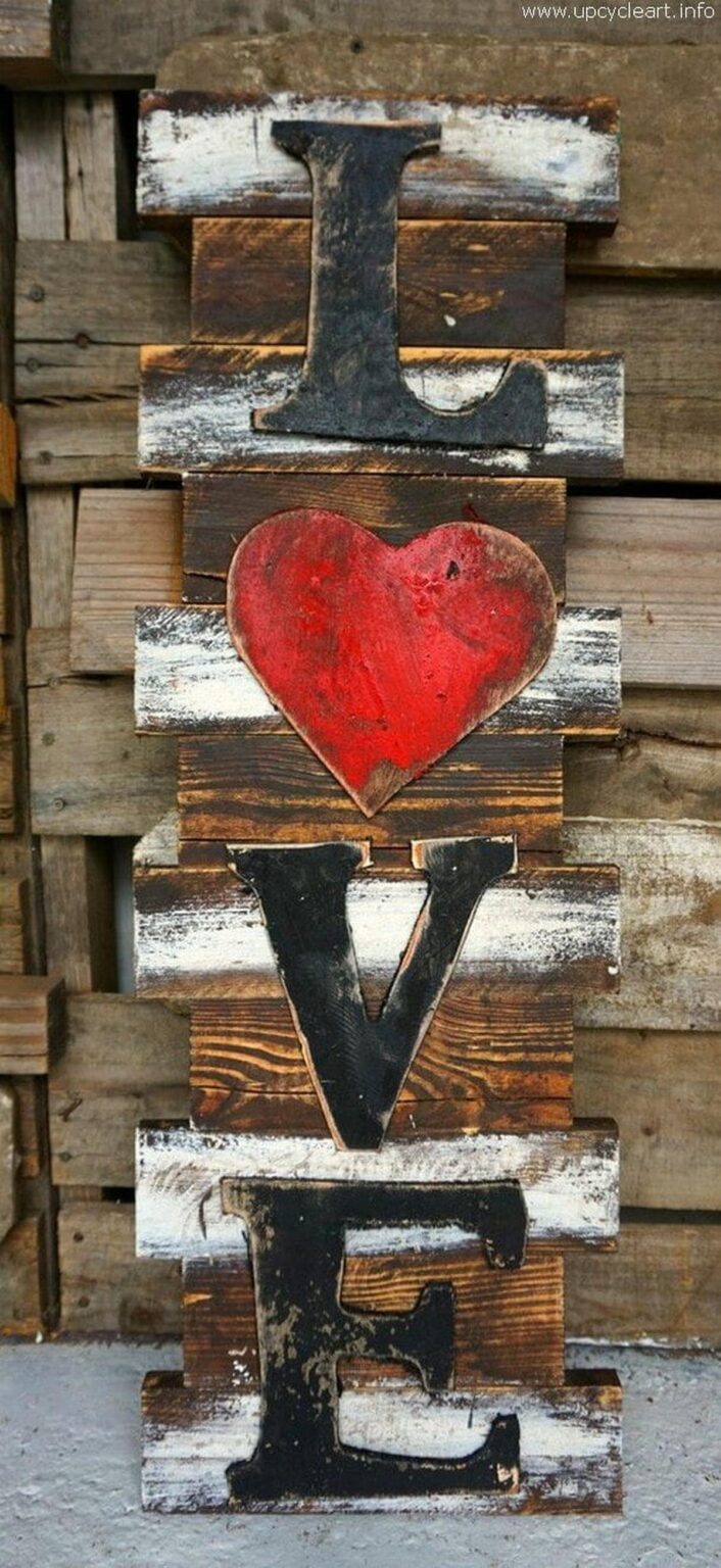 34 Rustic LOVE Wood Signs to Warm Your Heart and Home