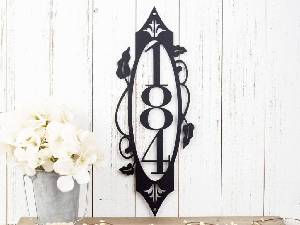 62 Innovative House Number Ideas That Stand Out