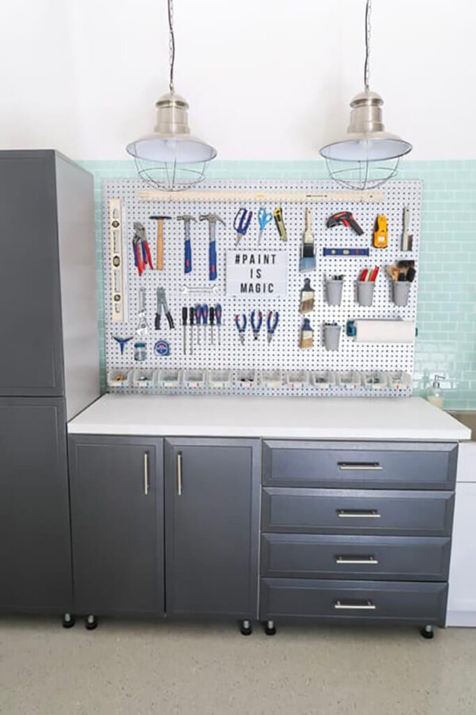 20 Smart Pegboard Ideas for a Tidy Garage