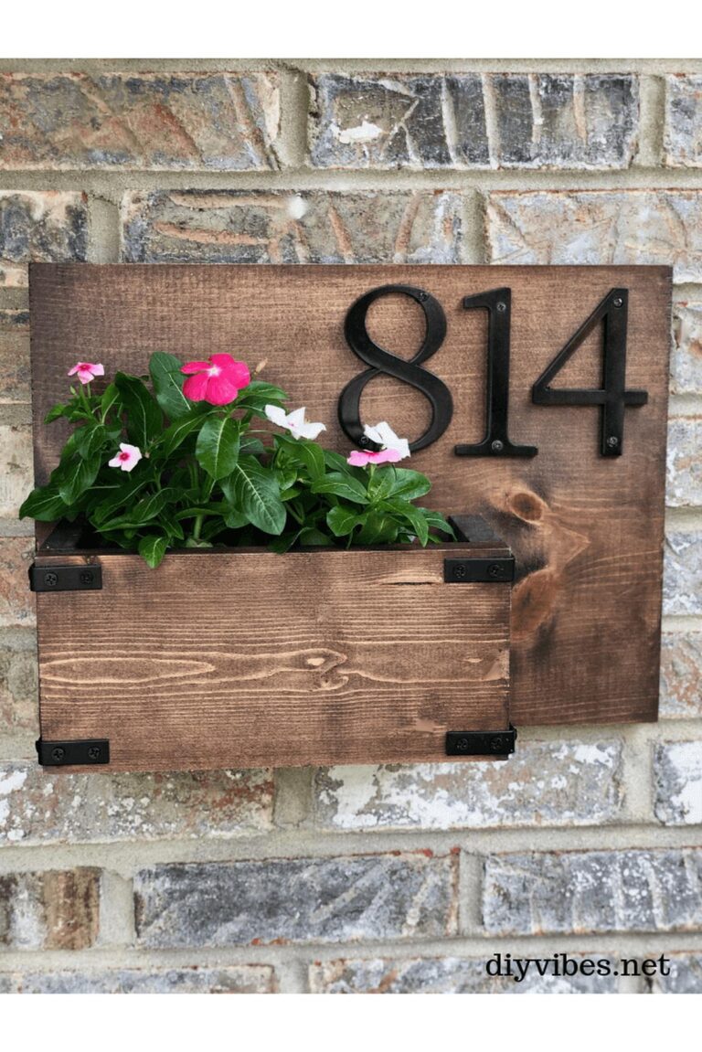62 Innovative House Number Ideas That Stand Out