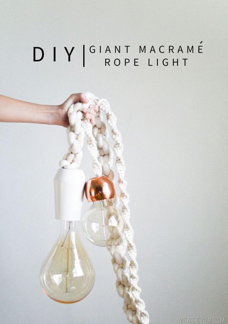 32 Fun and Easy DIY Rope Ideas to Try This Weekend