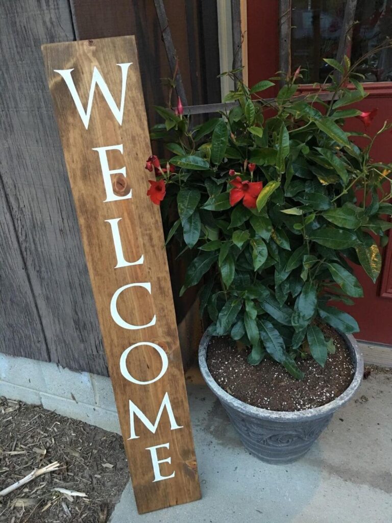 26 Beautiful Porch Sign Designs to Step into Spring