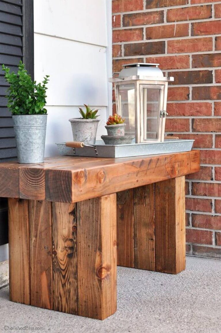 27 DIY Outdoor Benches to Build and Beautify Your Space