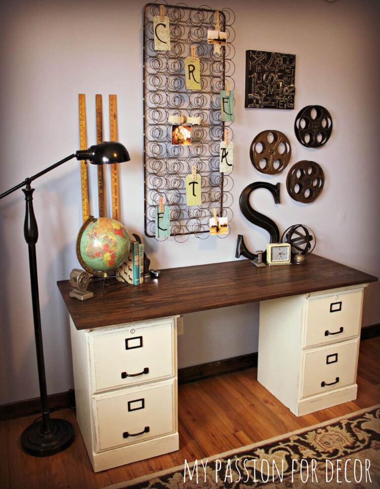 28 DIY Desk Projects to Build Your Ideal Budget-Friendly Workspace