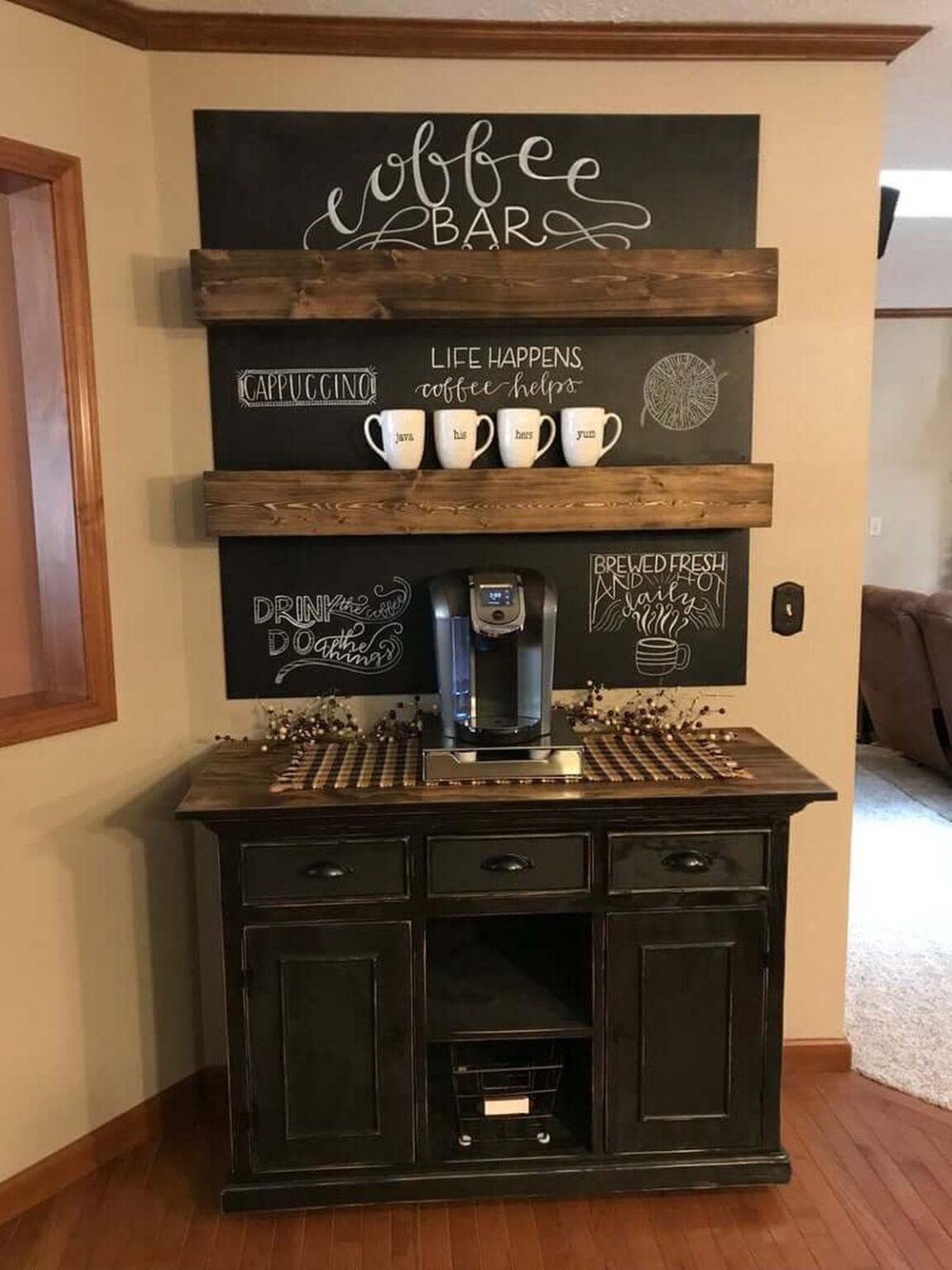 28 Stunning Coffee Bar Designs Every Coffee Lover Adore