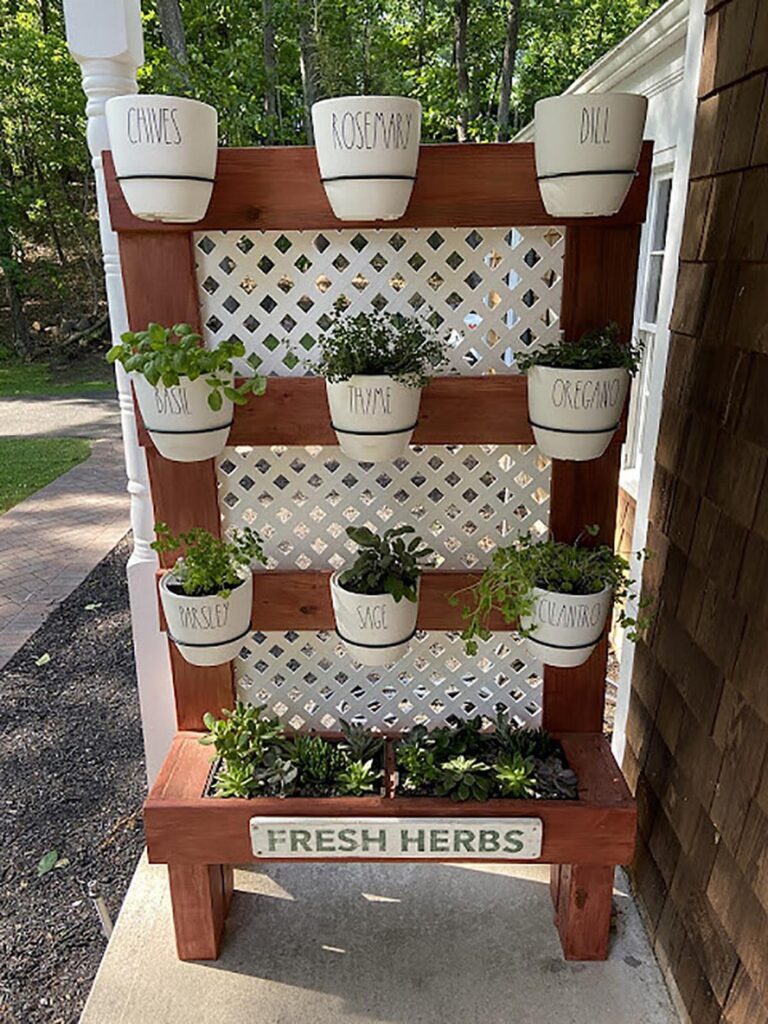 21 Vertical Herb Garden DIYs Perfect for Any Home